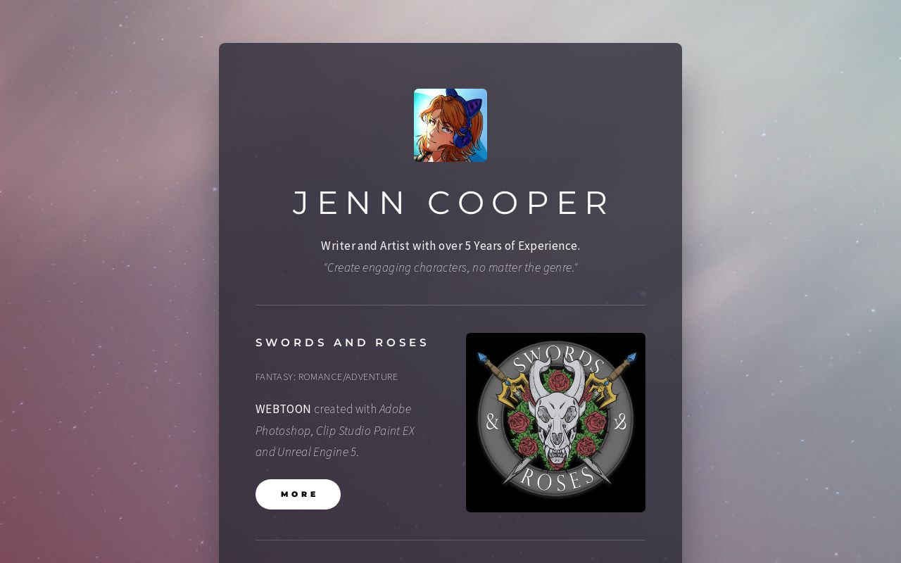 Jenn Cooper's Writing Portfolio